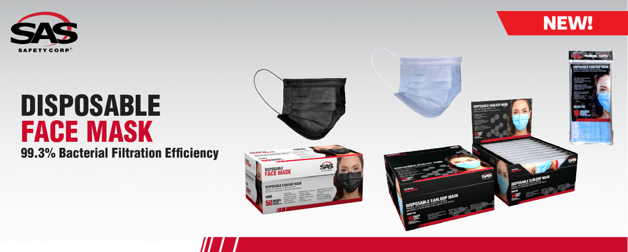 New! SAS Disposable Face Mask • 99.3% Bacterial Filtration - The ...